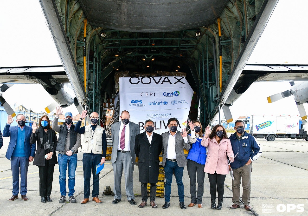Bolivia receives its first 228,000 doses of COVID-19 vaccines through the COVAX Facility - PAHO ...