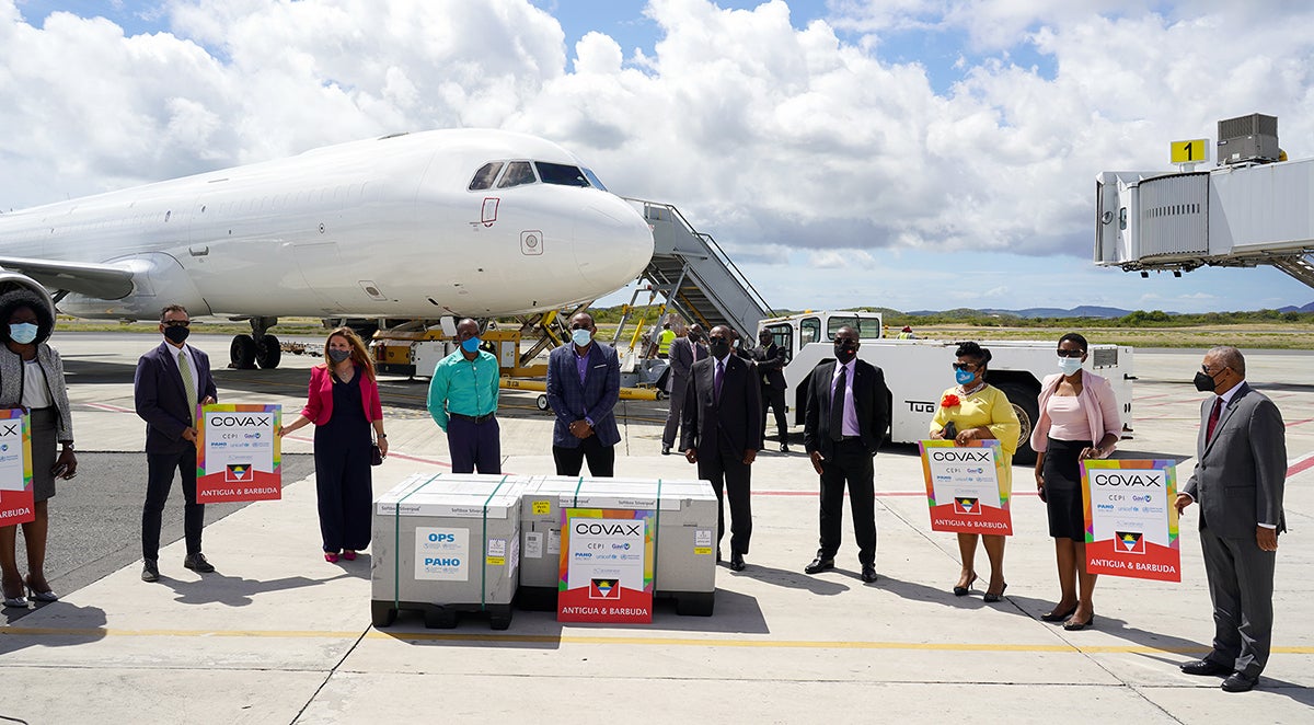 Antigua and Barbuda receives the first COVID-19 vaccines through the COVAX Facility - PAHO/WHO ...