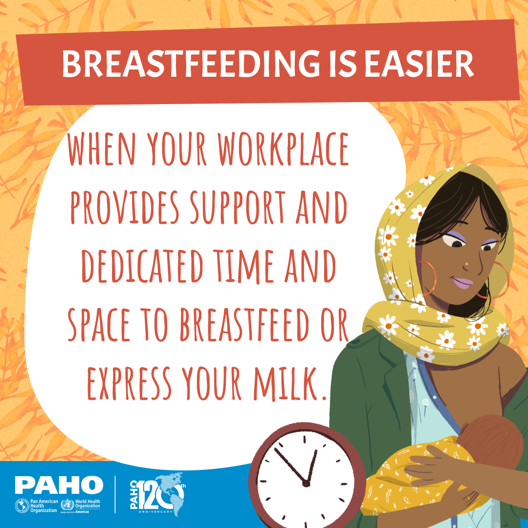 World Breastfeeding Week 2022 Step Up For Breastfeeding Paho Who