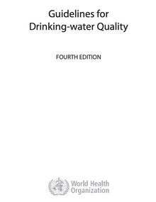 Guidelines for Drinking-water Quality (4º ED.); 2011 - PAHO/WHO | Pan ...