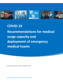Recommendations for medical surge capacity and deployment of emergency ...