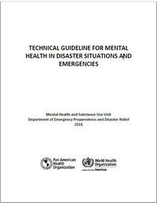 Technical guideline for mental health in disaster situations and ...