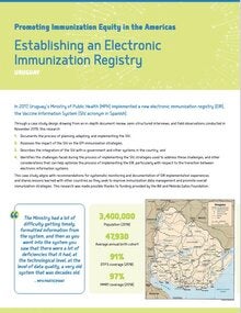 Promoting Immunization Equity in the Americas. Establishing an ...