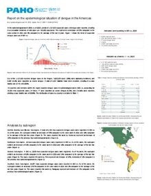 Dengue Epidemiological Situation in the Region of the Americas ...