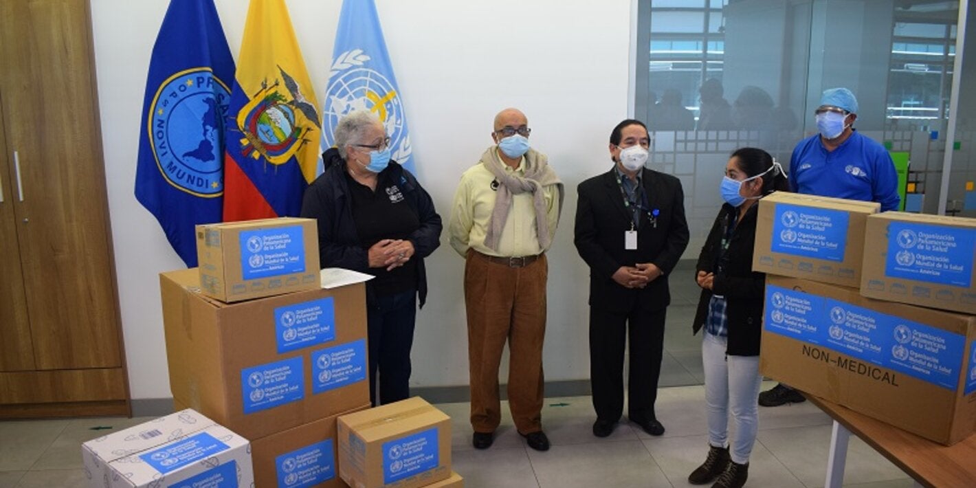 OPS/OMS apoya la protección del personal de salud que está en la ...