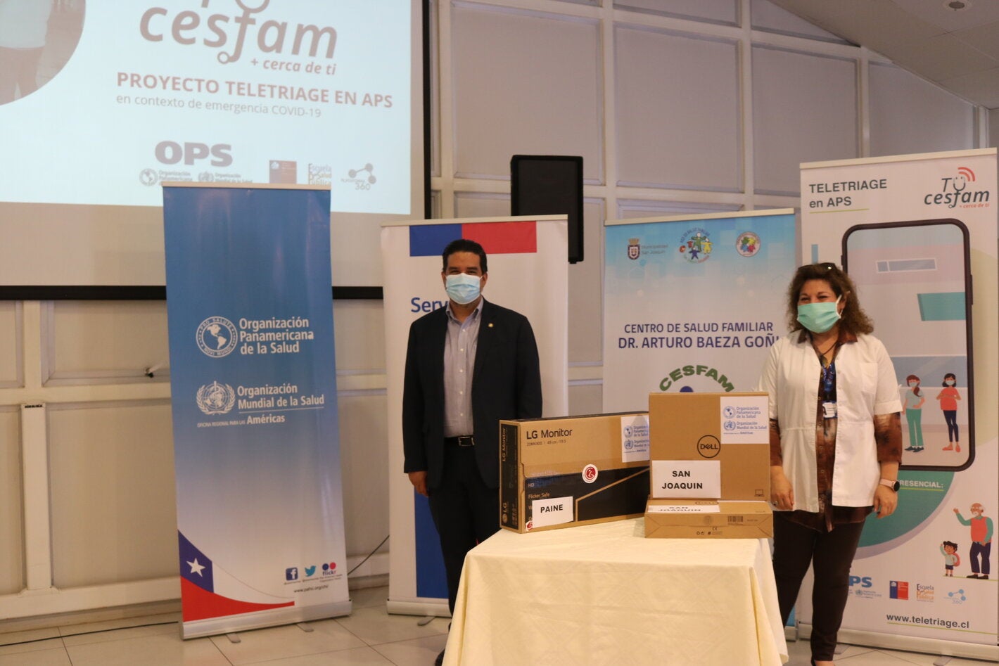CESFAM de Paine y San Joaquín reciben equipamiento tecnológico para ...