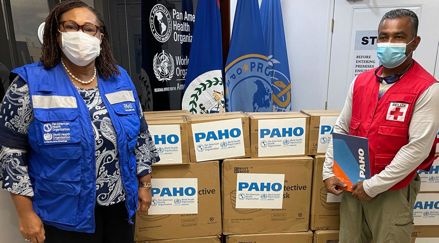 PAHO/WHO donates 59,030 PPEs to the Belize Red Cross and Ministry of ...