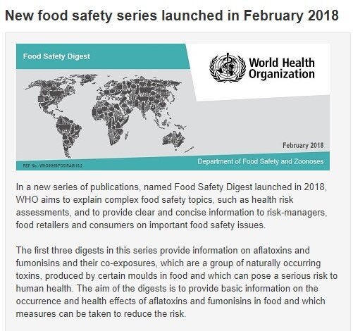 Food Safety Digest - WHO explains complex food safety topics ...