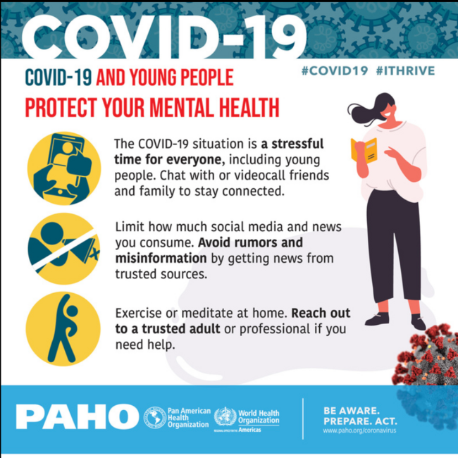 Tips for young people on dealing with COVID-19 - PAHO/WHO | Pan ...