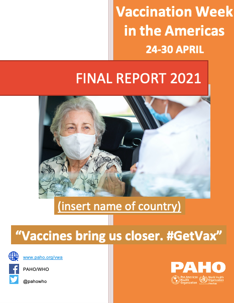 Vaccination Week in the Americas (VWA) 2021 - Final Report Template ...