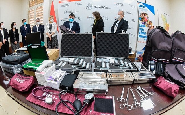 OPS entrega equipos al Ministerio de Salud Pública y Bienestar Social ...