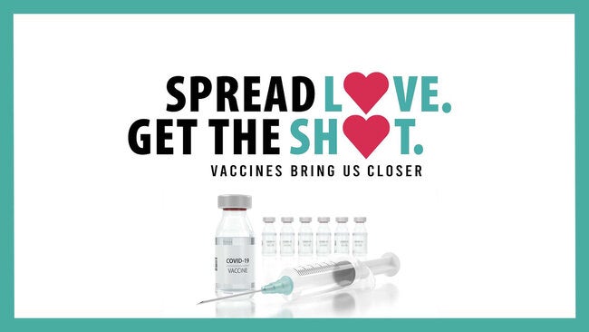 Spread Love. Get the Shot. Vaccines Bring Us Closer - PAHO/WHO | Pan ...