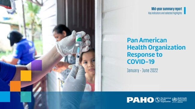 Pan American Health Organization Response to COVID-19. 2022 mid-year summary report. Key ...