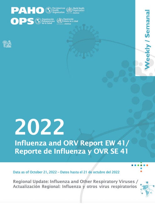 Reporte Semanal de Influenza, Semana Epidemiológica 41 (21 de octubre ...