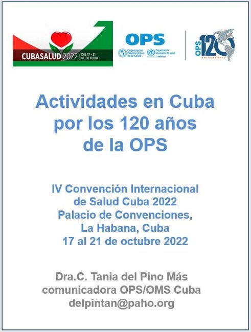 Actividades en Cuba por los 120 años de la OPS - OPS/OMS | Organización ...