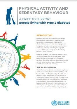 Physical activity and sedentary behaviour: a brief to support people ...